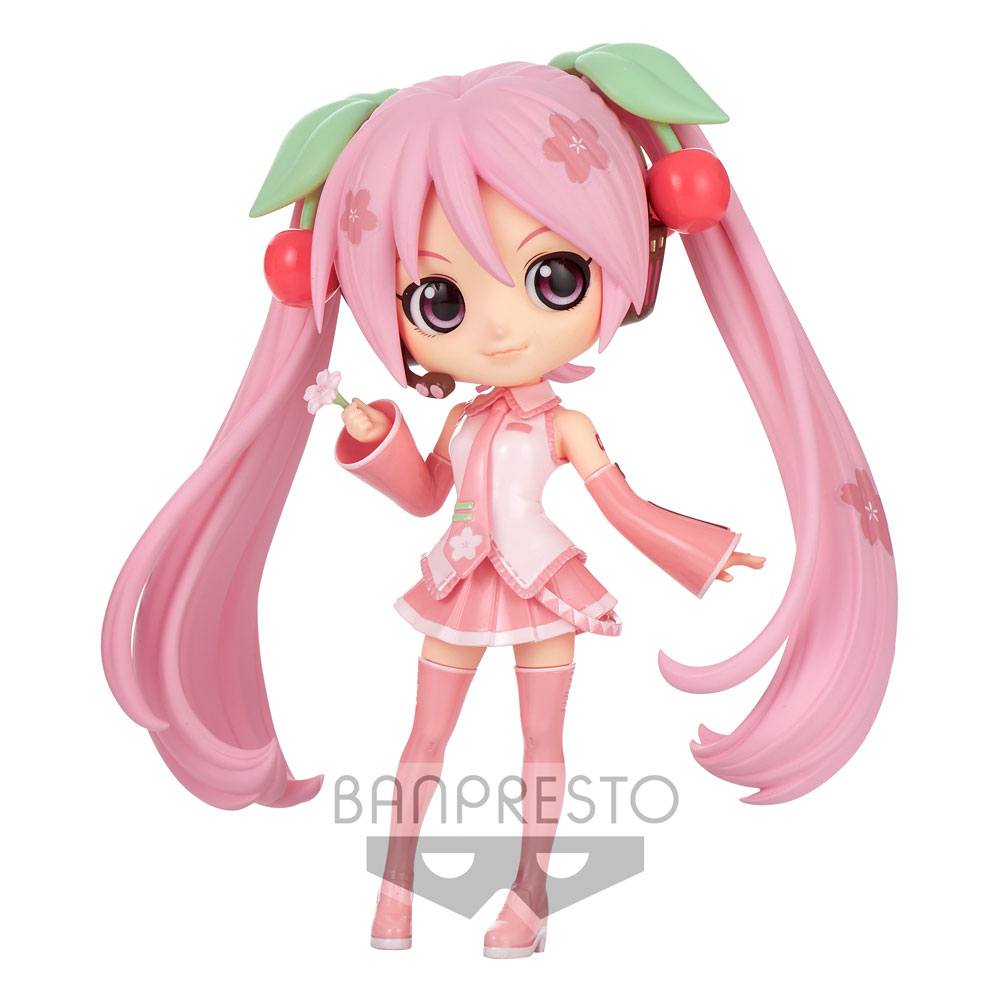 Hatsune Miku Q Posket Mini Figure Sakura Miku Ver. B 14cm – Hobby Figures