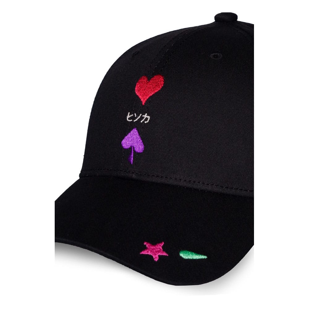 Hunter X Hunter Curved Bill Cap Hisoka Heart & Spade - Hobby Figures