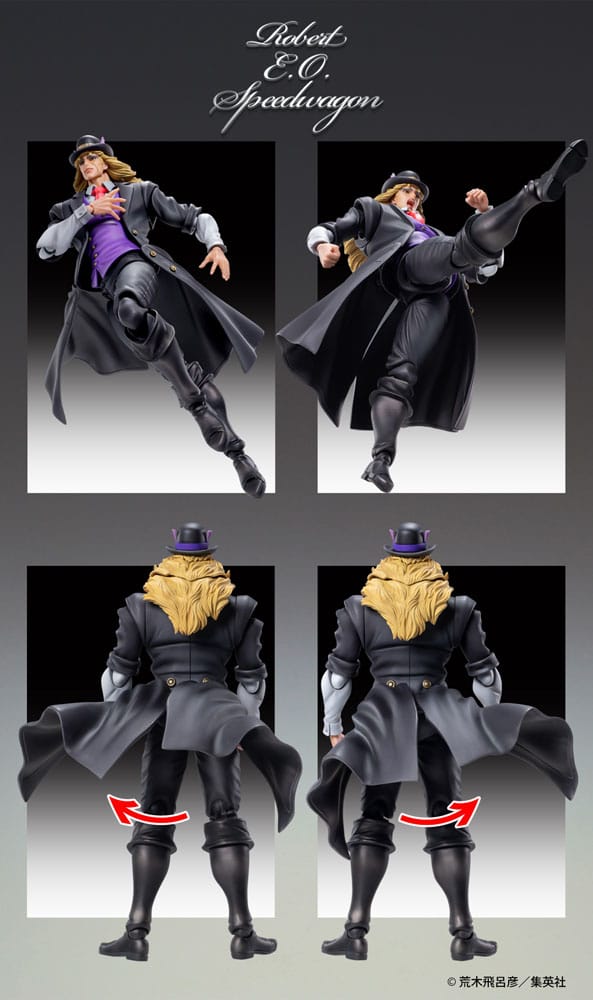 JoJo's Bizarre Adventure Super Action Statue Robert E. O. Speedwagon ...