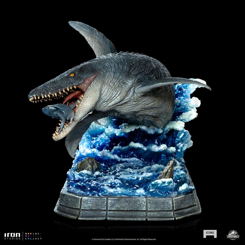 Jurassic World Icons Statue Mosasaurus 16cm - Hobby Figures