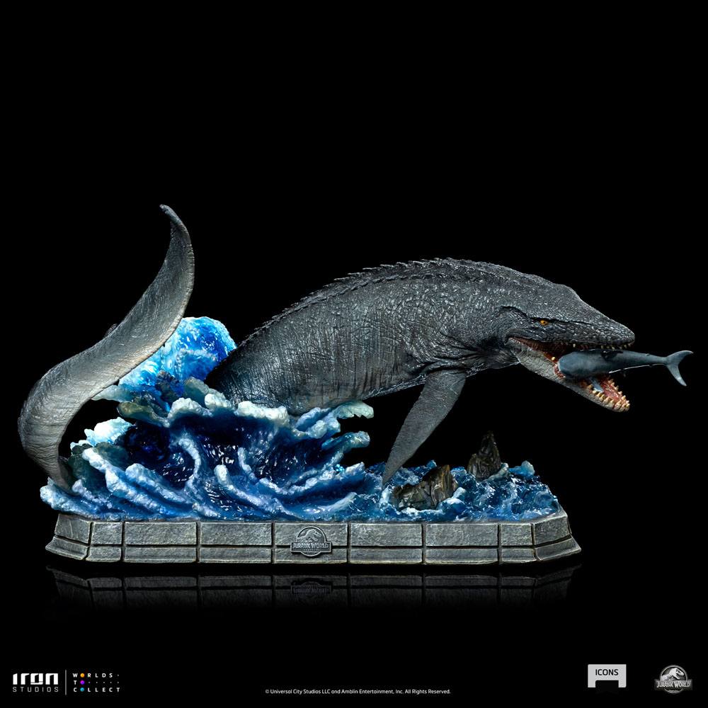 Jurassic World Icons Statue Mosasaurus 16cm - Hobby Figures