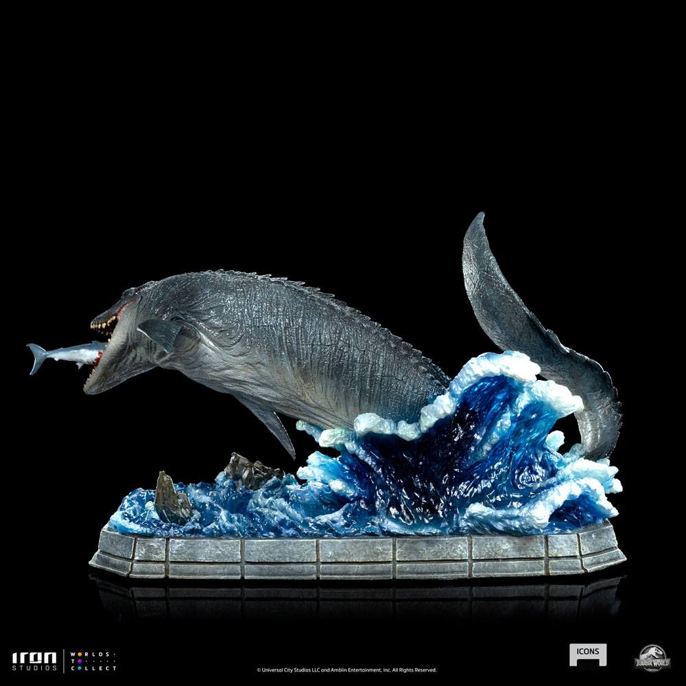 Jurassic World Icons Statue Mosasaurus 16cm - Hobby Figures