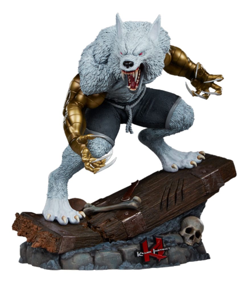 Killer Instinct Statue 1/4 Sabrewulf (White Wolf) 44cm - Hobby Figures