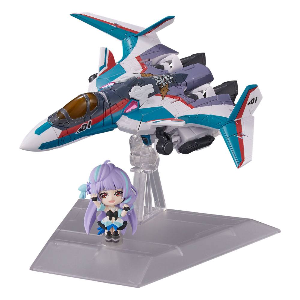 Macross Delta Tiny Session Vehicle mit Action Figure VF-31C Siegfried (Arad Mölders Use) with ...