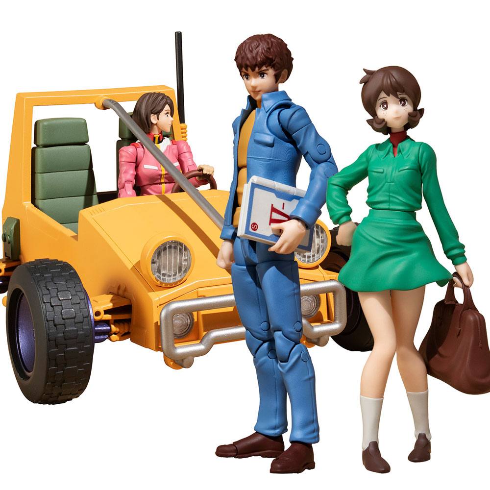 Mobile Suit Gundam G.M.G. Action Figures with Vehicle Earth Federation ...