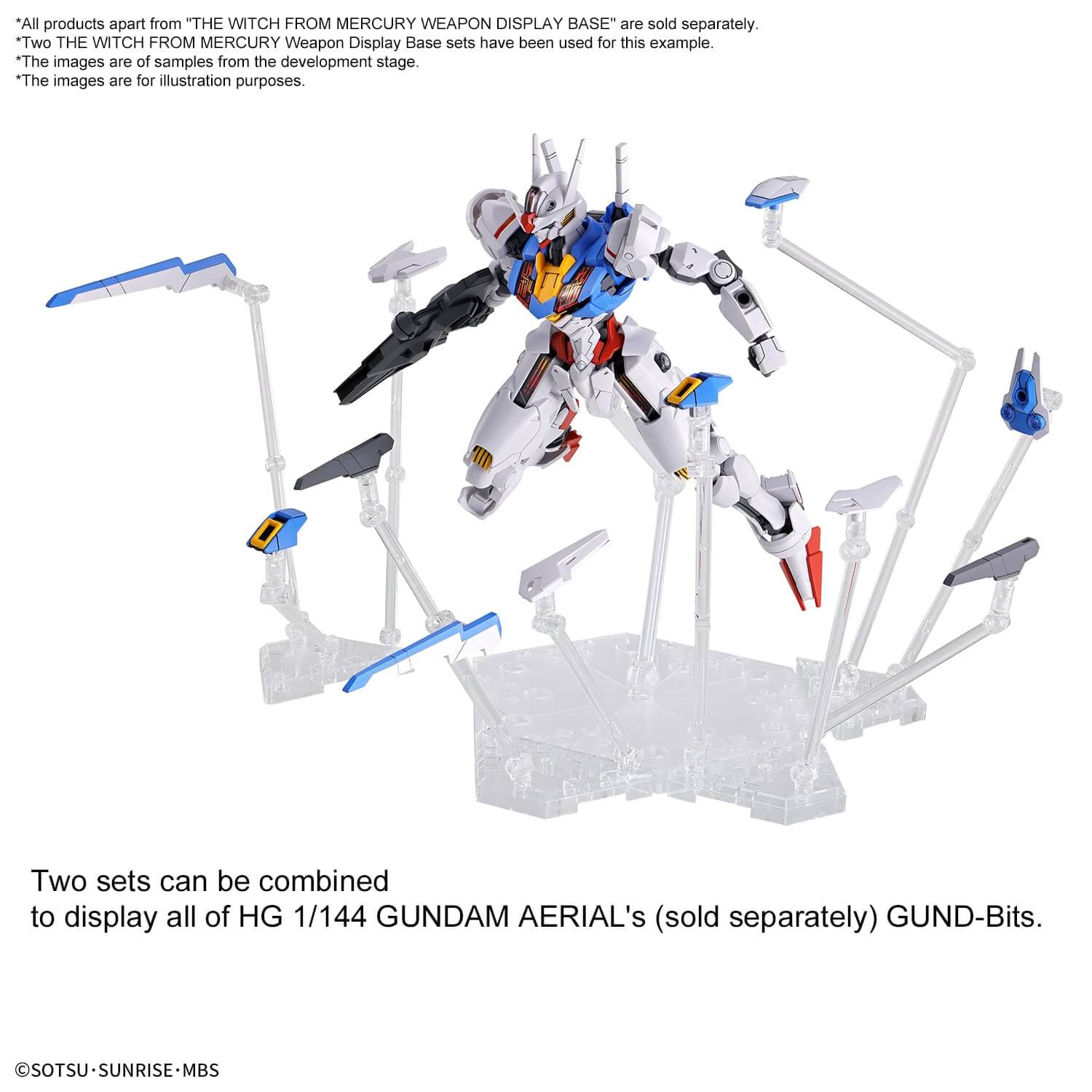 Mobile Suit Gundam The Witch from Mercury Model Kit Weapon Display Bas ...
