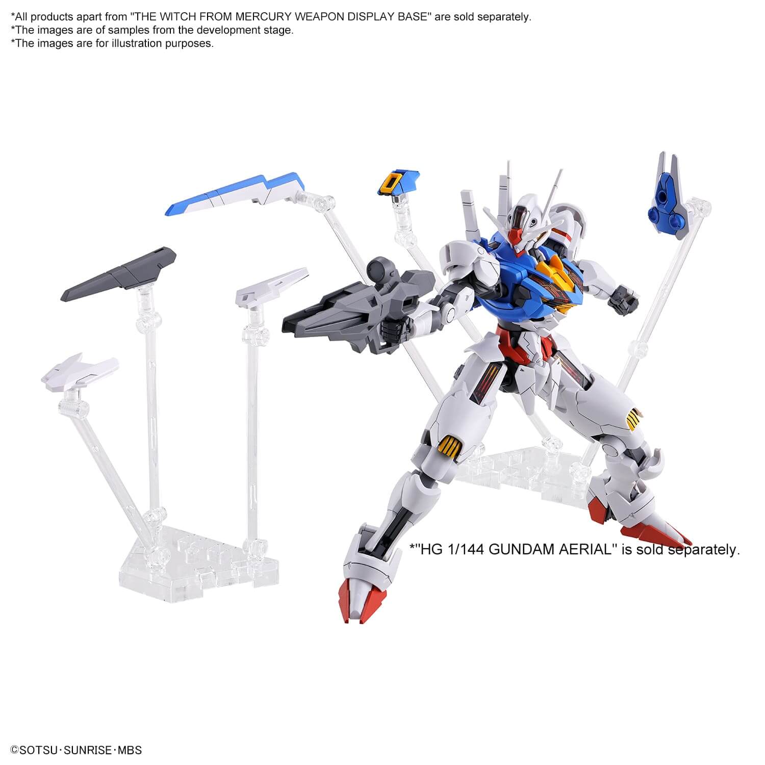Mobile Suit Gundam The Witch from Mercury Model Kit Weapon Display Bas ...