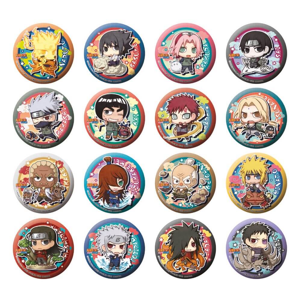 Naruto Enamel Pin 5cm Ninkaitaisen 16-Set Assortment – Hobby Figures