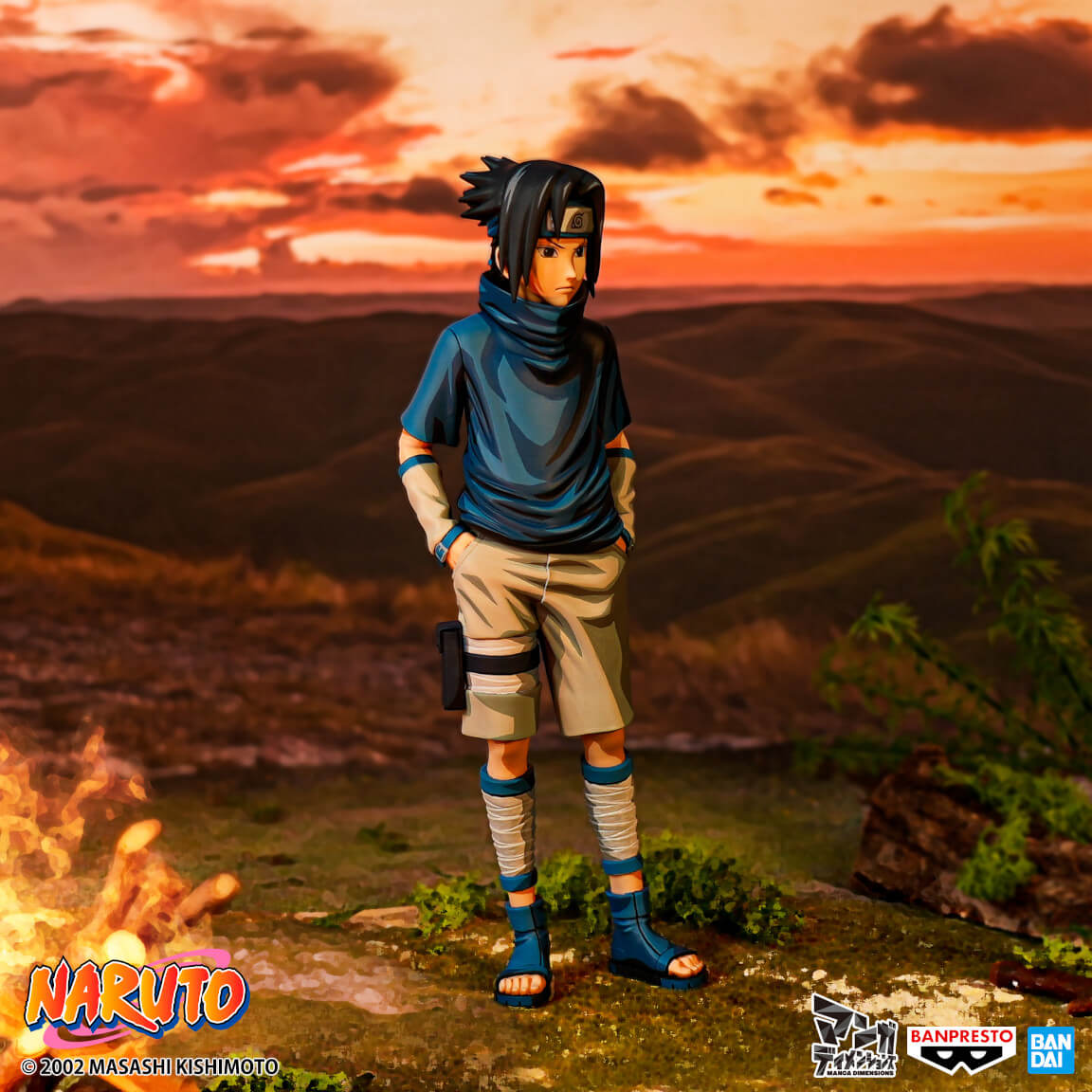 Naruto Grandista PVC Statue Manga Dimensions Uchiha Sasuke #2 24cm ...