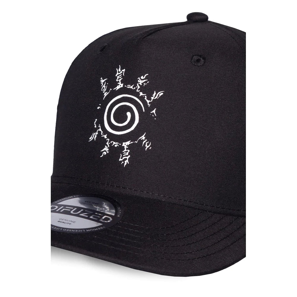 Naruto Shippuden Curved Bill Cap Woven Logo - Hobby Figures