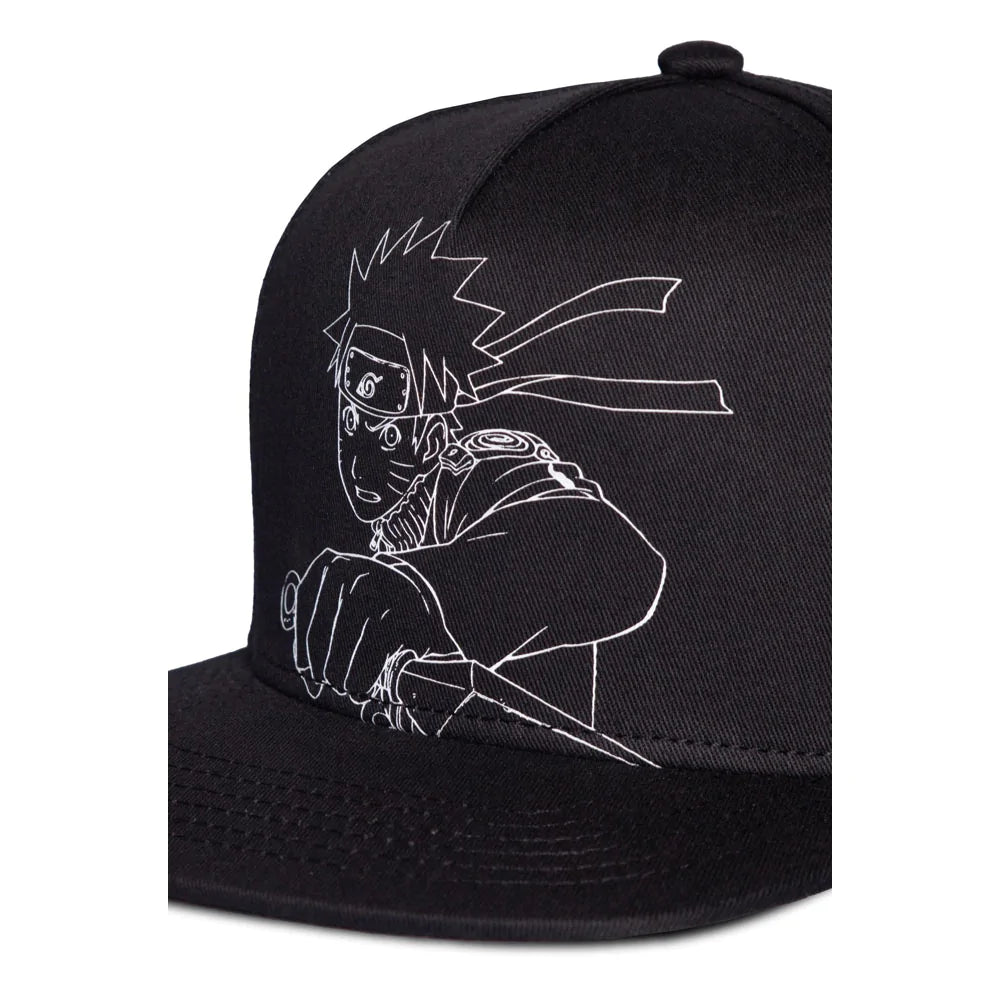 Naruto Shippuden Snapback Cap Outline Characters - Hobby Figures