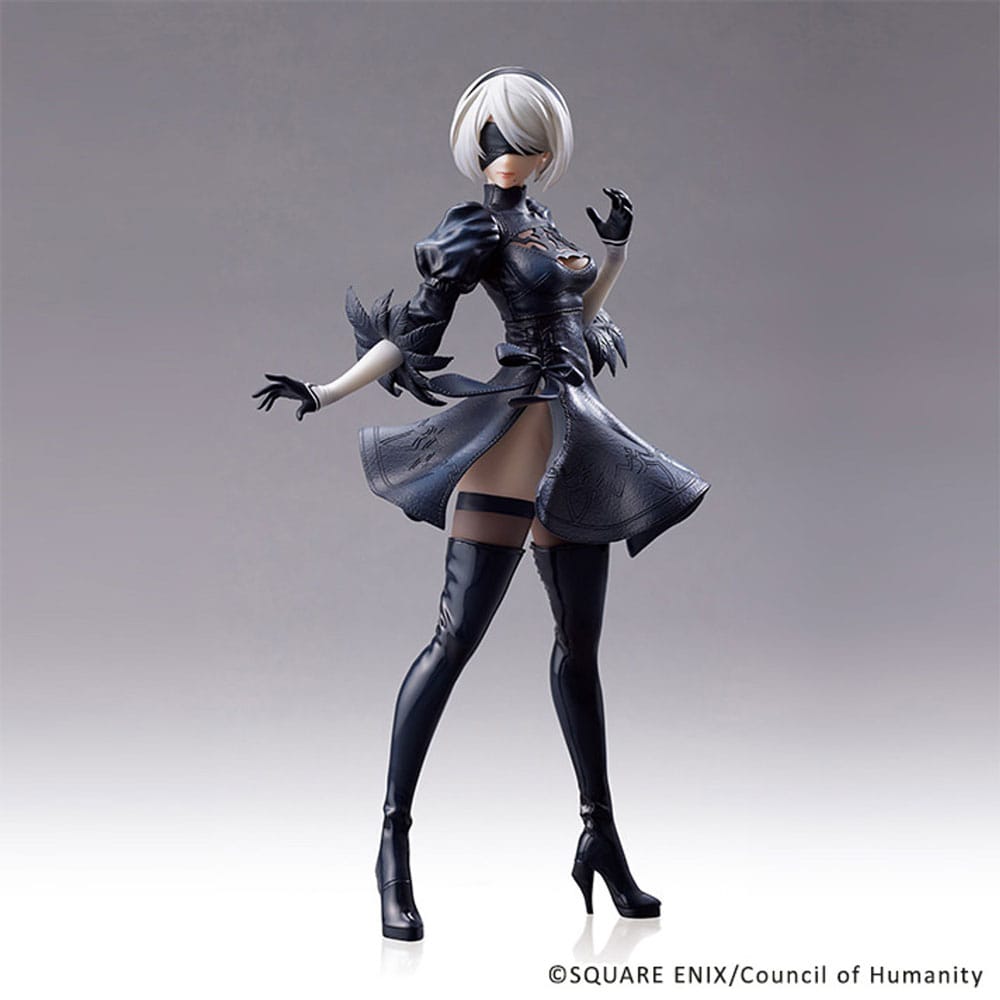 NieR:Automata PVC Statue 2B (YoRHa No.2 Type B) Ver. 1.1a 30cm – Hobby ...