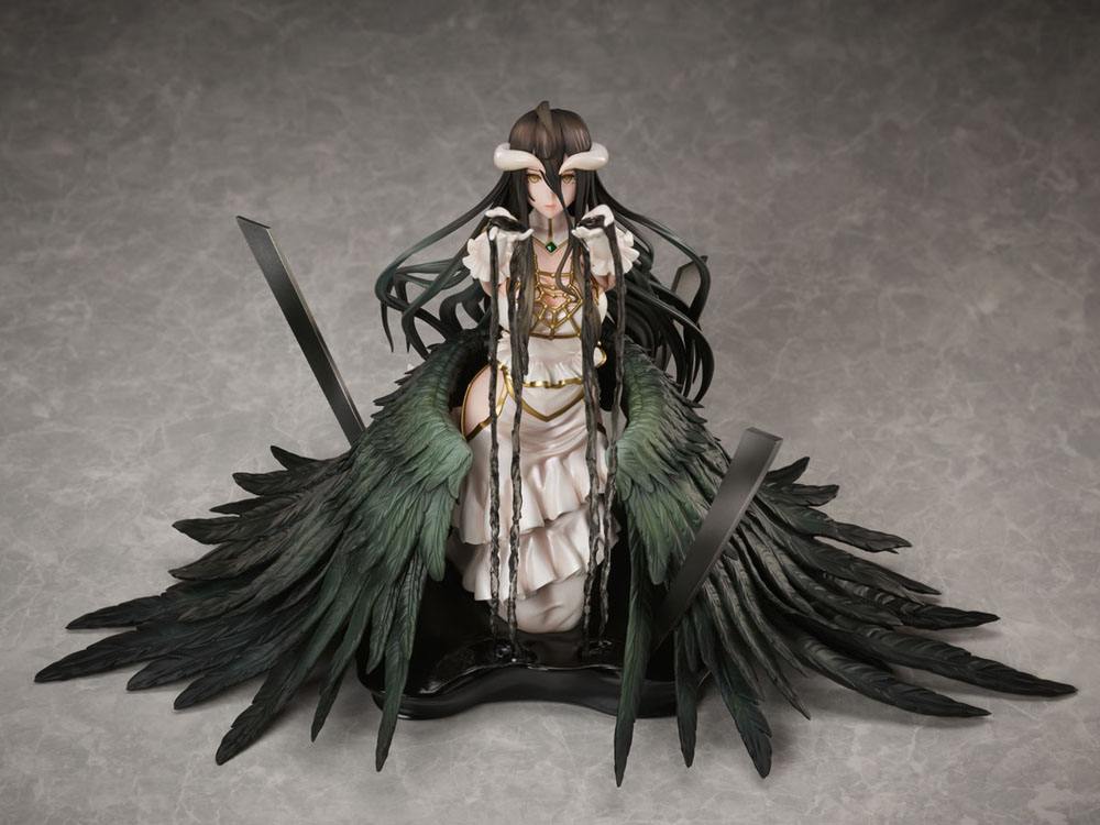 Overlord PVC Statue 1/7 Albedo White Dress Ver. 17cm - Hobby Figures
