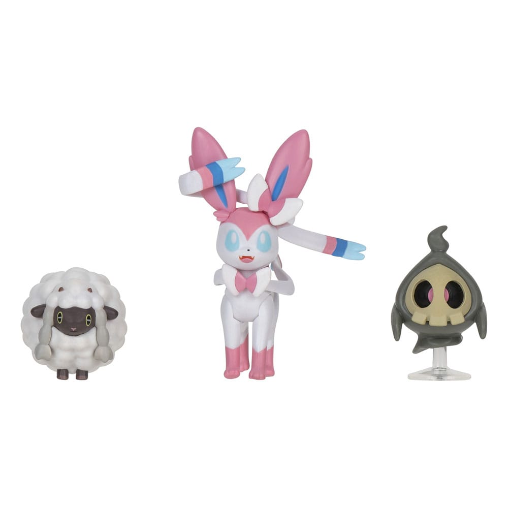 Pokémon Select Battle Figure Duskull, Wooloo, Sylveon 7.5cm – Hobby Figures