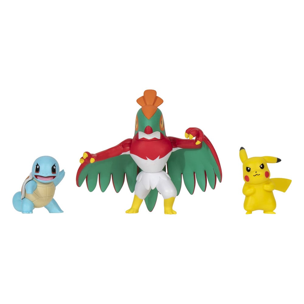 Pokémon Select Battle Figure Pikachu, Squirtle, Hawlucha 7.5cm – Hobby ...