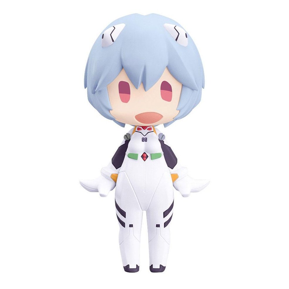 Rebuild of Evangelion HELLO! GOOD SMILE Action Figure Rei Ayanami 10cm ...