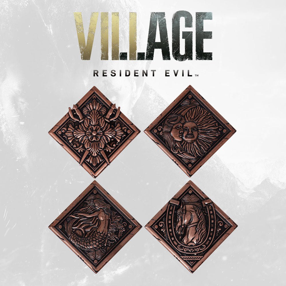 Resident Evil VIII Medallion Set House Crest Limited – Hobby Figures