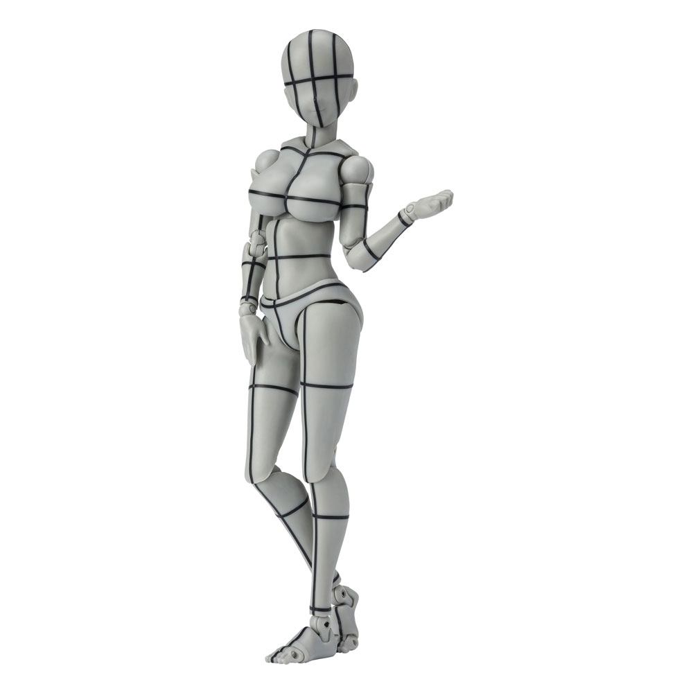S.H. Figuarts Body Chan Action Figure Kentaro Yabuki Wireframe Gray Co ...