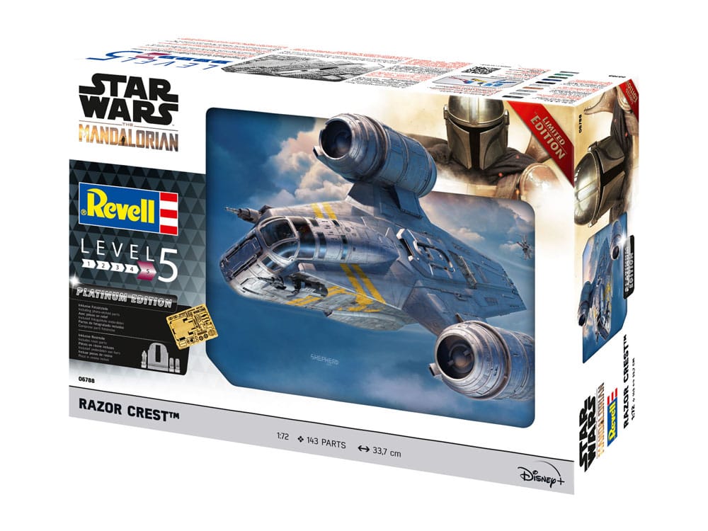 Star Wars: The Mandalorian Model Kit Razor Crest "Platinum – Hobby Figures
