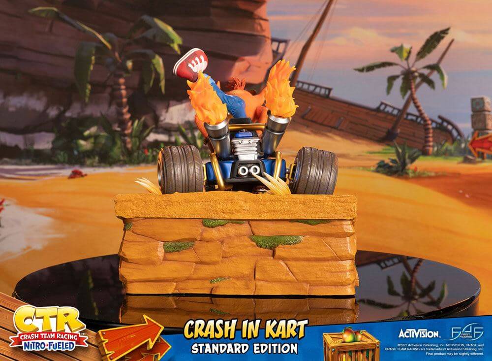 Crash Team Racing Nitro-Fueled Statue Crash in Kart – Hobby Figures