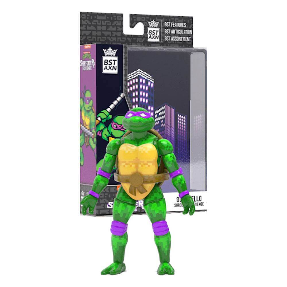 Teenage Mutant Ninja Turtles BST AXN Action Figure NES 8-Bit Donatello ...