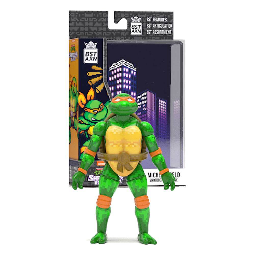 Teenage Mutant Ninja Turtles BST AXN Action Figure NES 8-Bit ...
