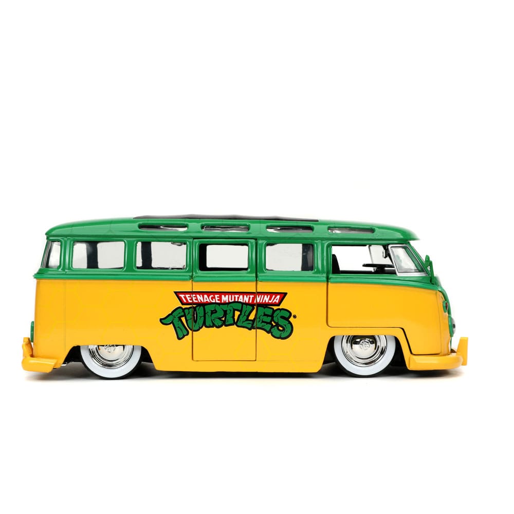 Teenage Mutant Ninja Turtles Hollywood Rides Diecast Model 1/24 1962 VW ...