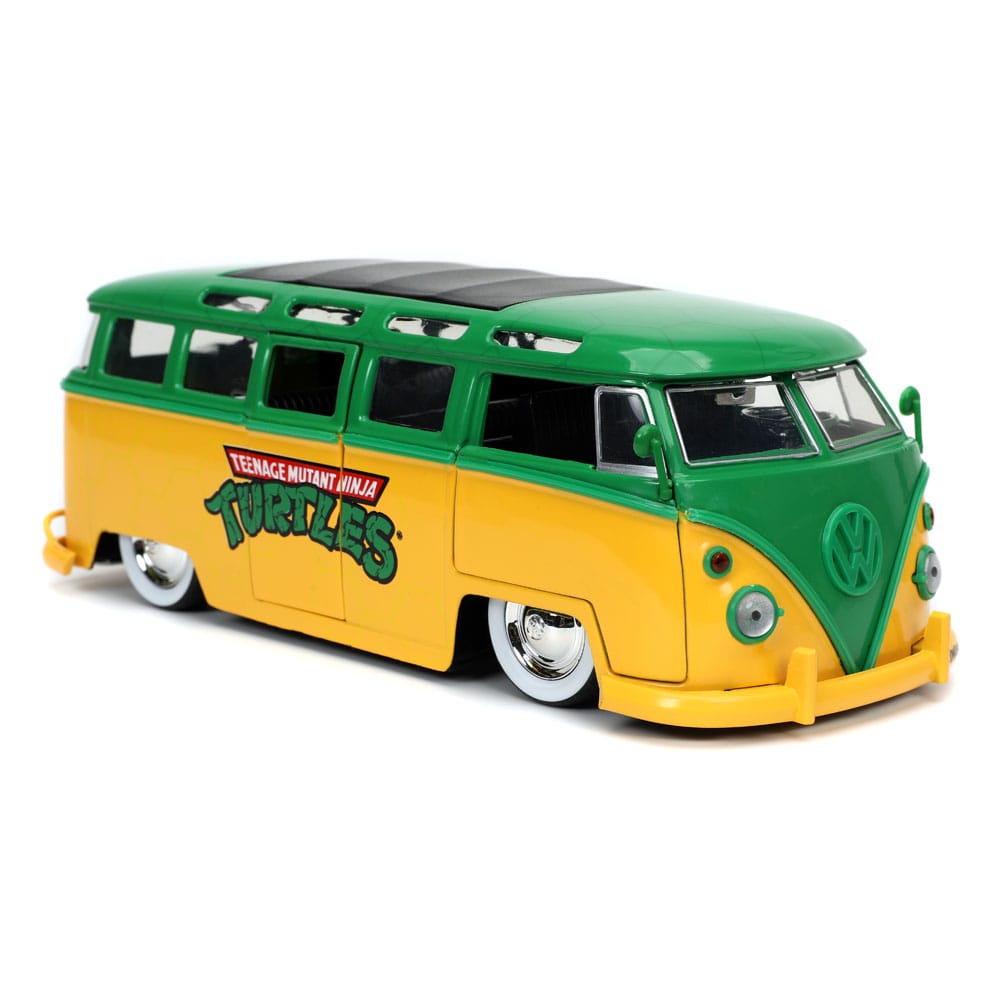Teenage Mutant Ninja Turtles Hollywood Rides Diecast Model 1/24 1962 VW ...