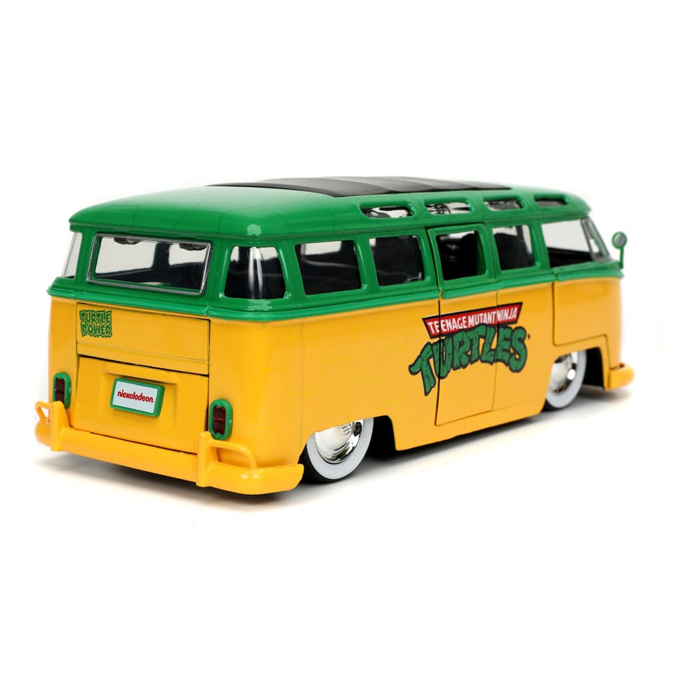 Teenage Mutant Ninja Turtles Hollywood Rides Diecast Model 1/24 1962 VW ...