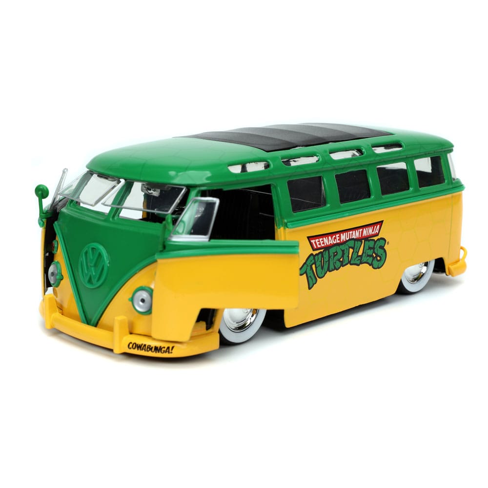 Teenage Mutant Ninja Turtles Hollywood Rides Diecast Model 1/24 1962 VW ...