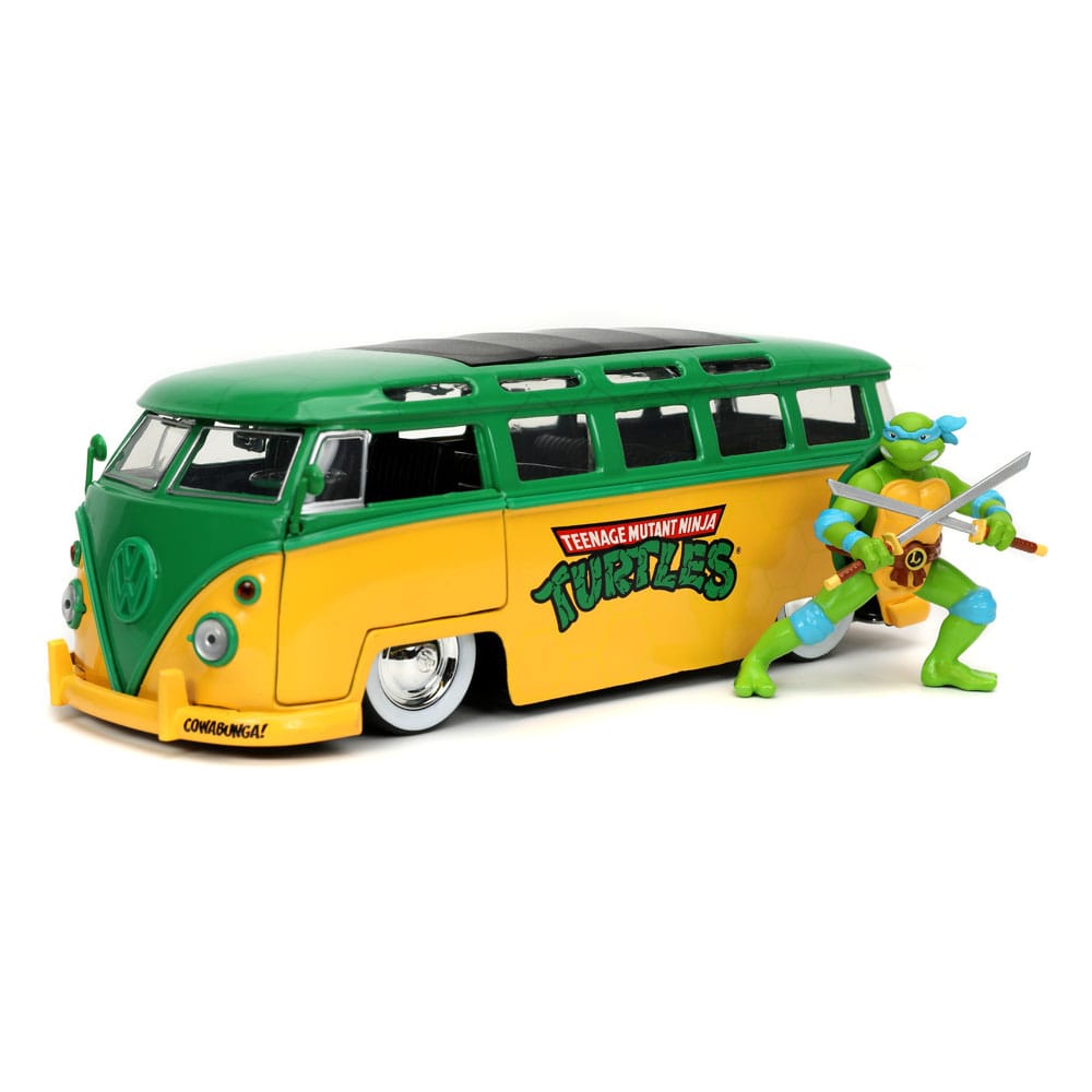 Teenage Mutant Ninja Turtles Hollywood Rides Diecast Model 1/24 1962 VW ...