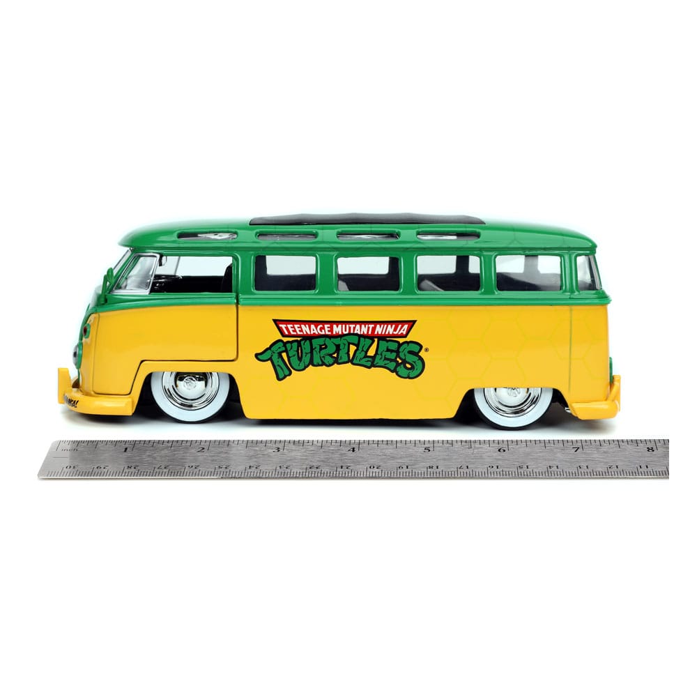 Teenage Mutant Ninja Turtles Hollywood Rides Diecast Model 1/24 1962 VW ...