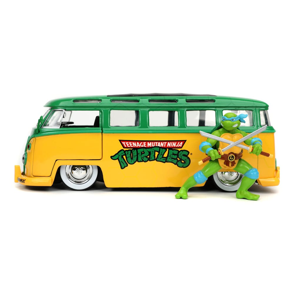 Teenage Mutant Ninja Turtles Hollywood Rides Diecast Model 1/24 1962 VW ...