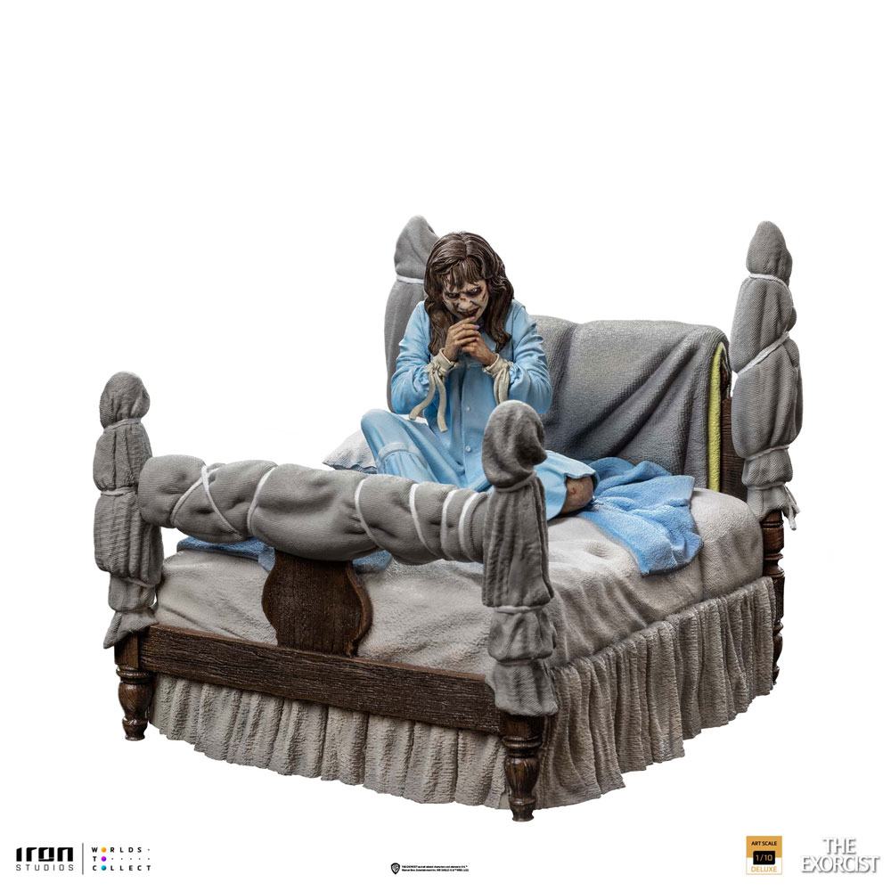 The Exorcist Deluxe Art Scale Statue 1/10 Possessed Regan McNeil 14cm ...