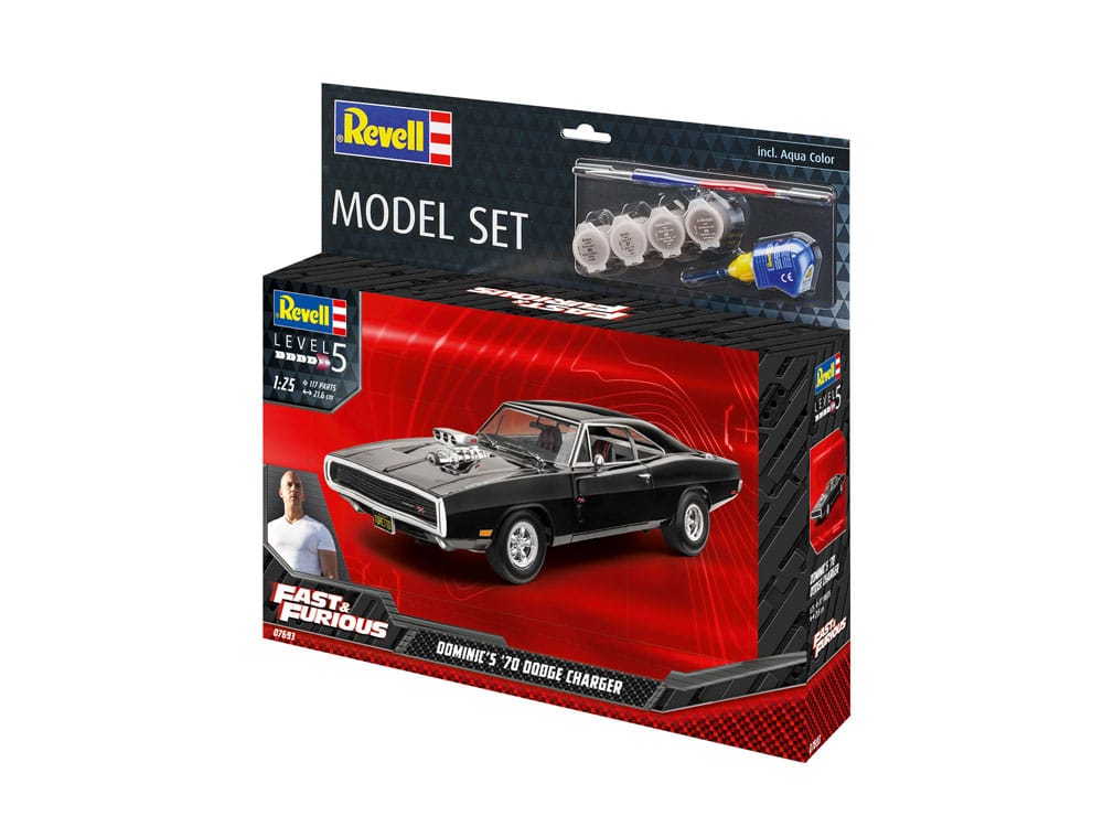 The Fast & Furious Model Kit with basic accessories Dominic's 1970 ...