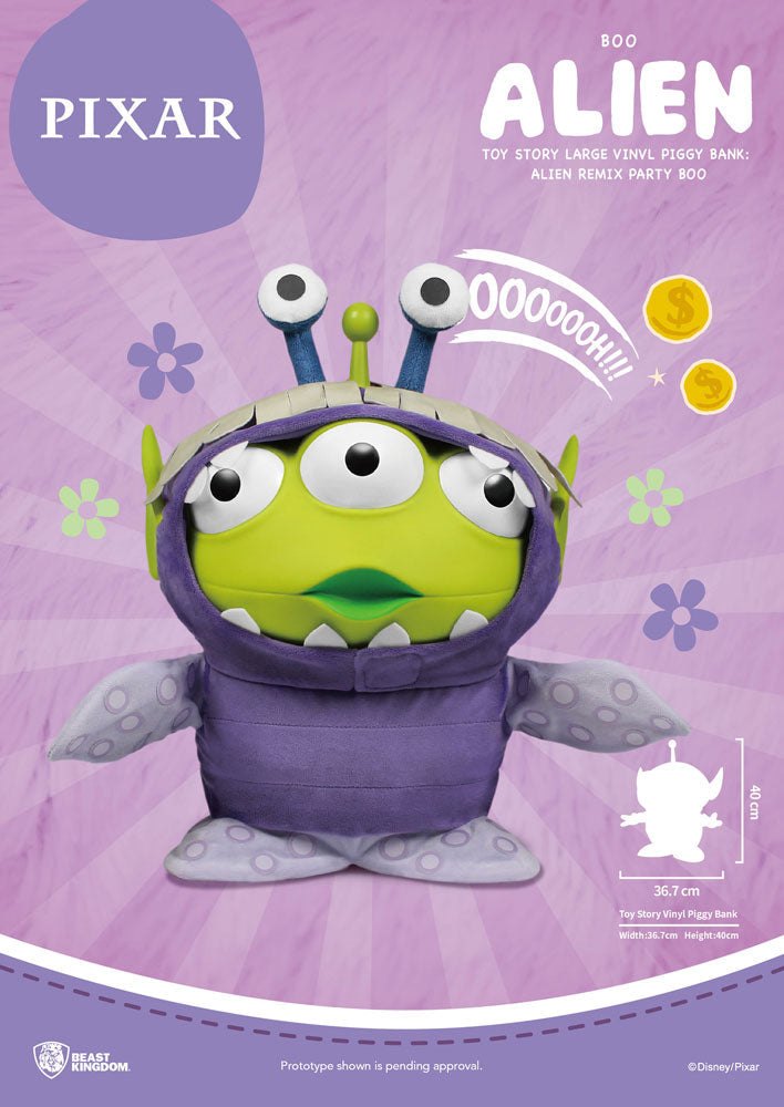 Toy Story Piggy Vinyl Bank Alien Remix Party Boo 40cm - Hobby Figures