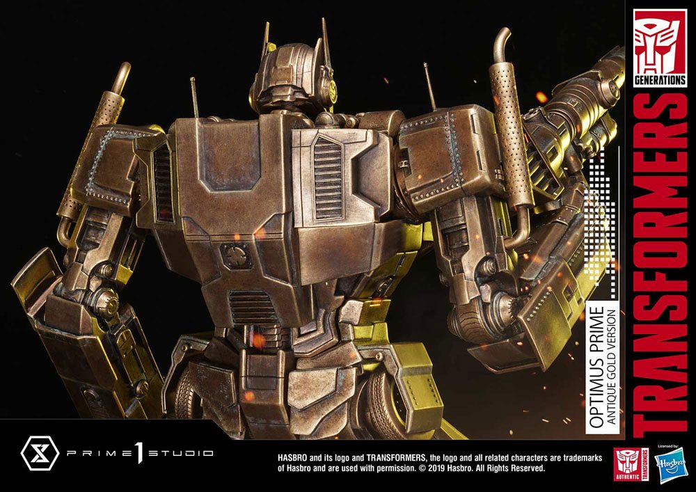 Transformers: G1 Statue Optimus Prime Antique Gold – Hobby Figures