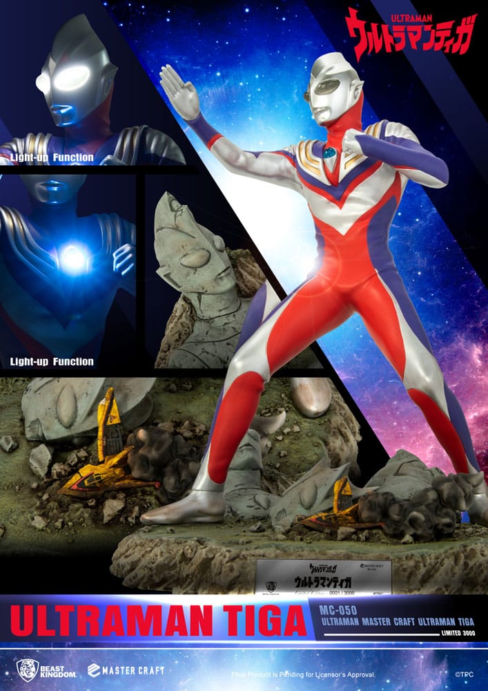 Ultraman Master Craft Statue Ultraman Tiga 41cm - Hobby Figures