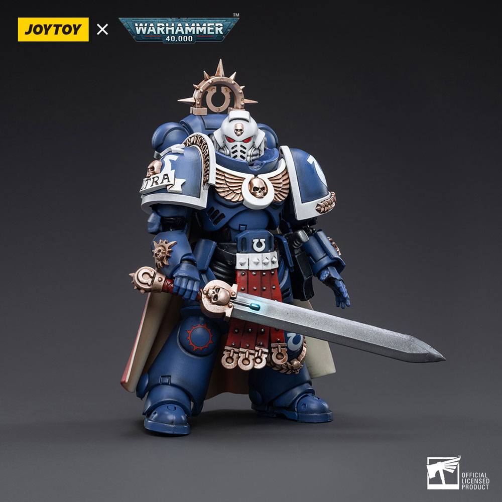 Warhammer 40k Action Figure 1/18 Ultramarines Primaris Captain 12cm ...