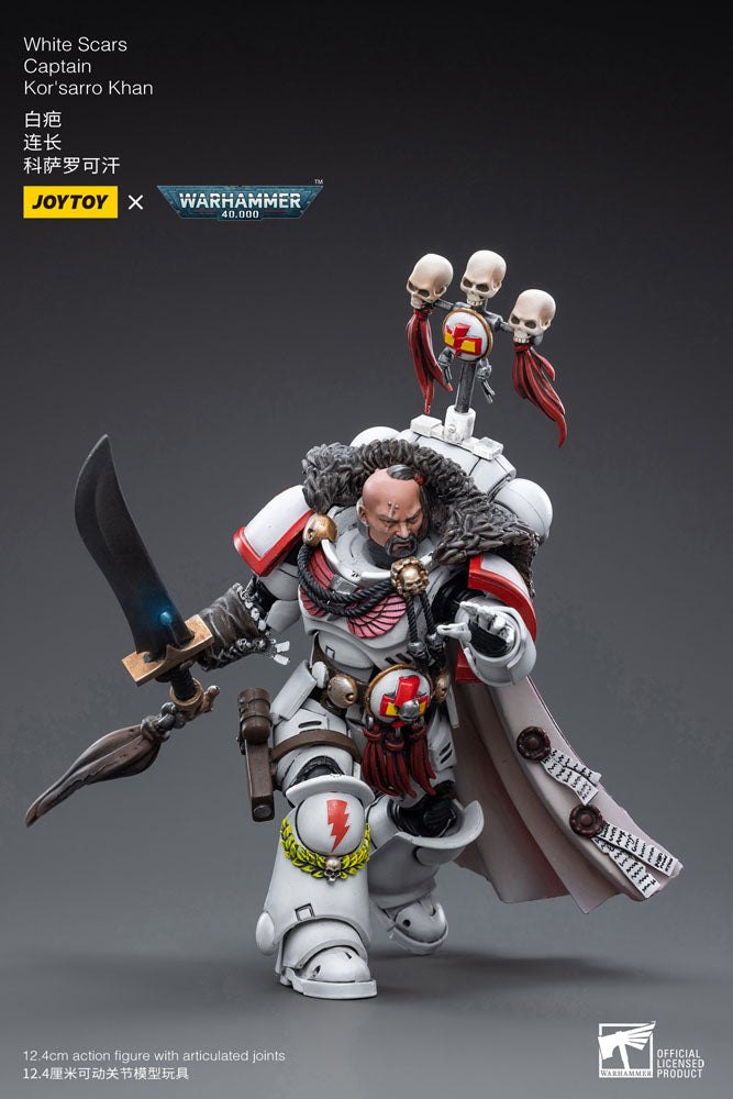 Warhammer 40k Action Figure 1/18 White Scars Captain – Hobby Figures