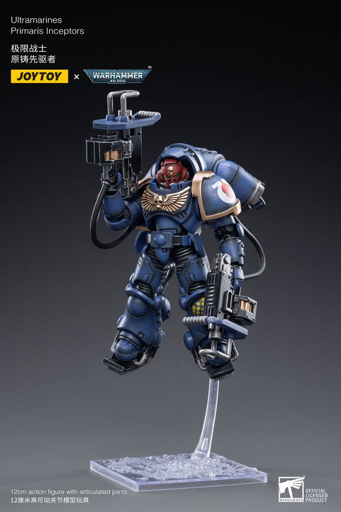 Warhammer 40k Action Figure 3-Pack 1/18 Ultramarines Primaris Inceptors ...